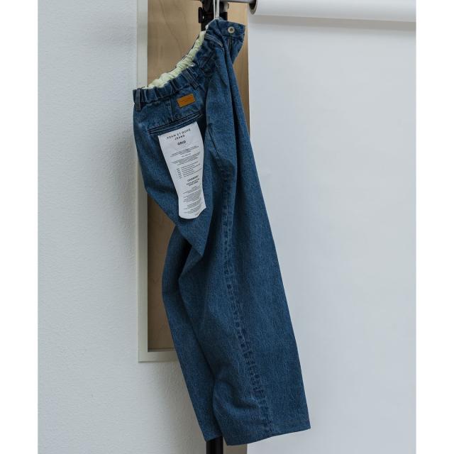 アダムエロペ（ADAM ET ROPE’）/ワイド イージー ブリーチ デニムパンツ / ADAM ET ROPE’ JEANS −GRID−