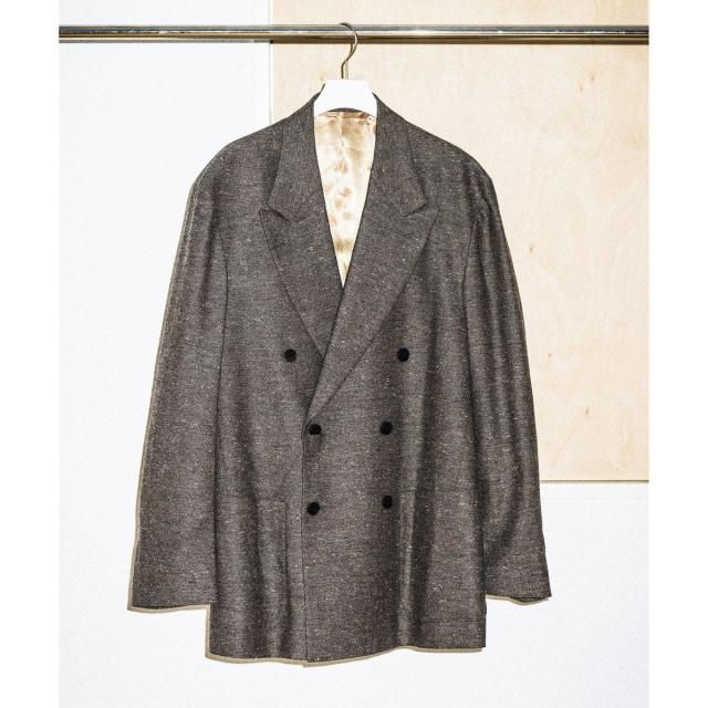 アダムエロペ（ADAM ET ROPE’）/ハードクロス ダブルブレストジャケット / セットアップ対応