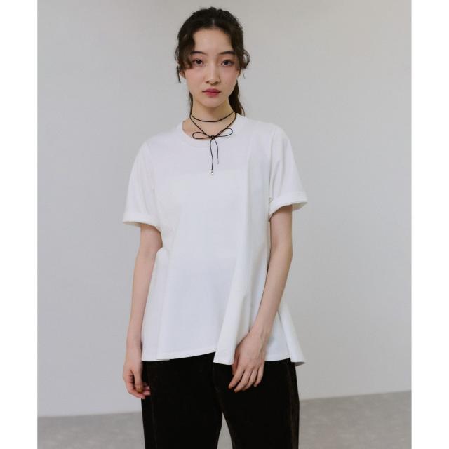 アダムエロペ（ADAM ET ROPE’）/【サステナブル】アシメフレアプルオーバー