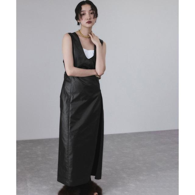 アダムエロペ（ADAM ET ROPE’）/スリットジャンパースカート