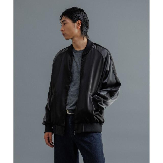 アダムエロペ（ADAM ET ROPE’）/【WEB限定】スカジャン ”EUPHORIA” 刺繍 ジャケット / ジップブルゾン / ロングシー