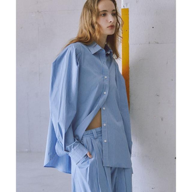 アダムエロペ（ADAM ET ROPE’）/タックスリーブシャツ