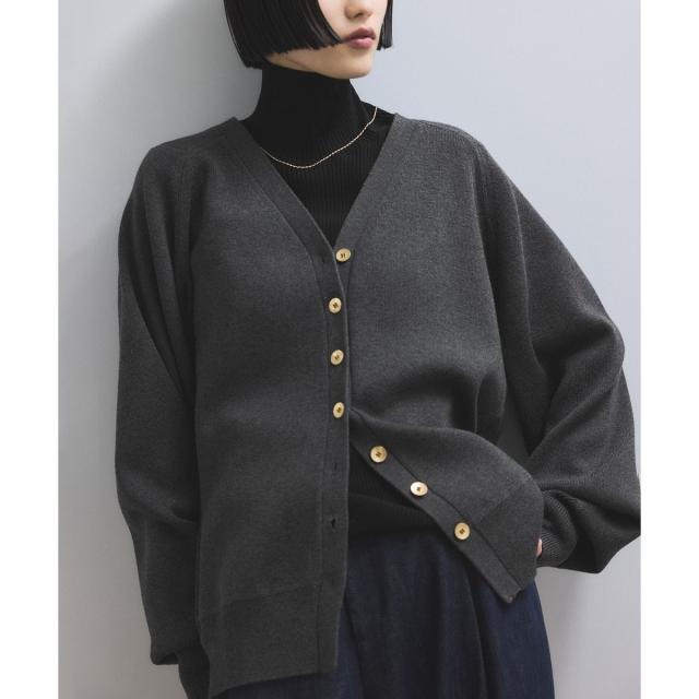 アダムエロペ（ADAM ET ROPE’）/【WEB限定】カシミヤMIXメニーボタンカーディガン