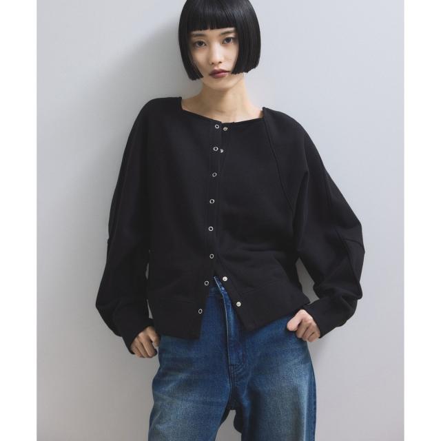 アダムエロペ（ADAM ET ROPE’）/【WEB限定】2WAYスクエアネックスウェット