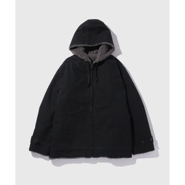 アダムエロペ（ADAM ET ROPE’）/【WEB限定】《リバーシブル》ダック×ボア フーデット ジャケット / ユニセックス