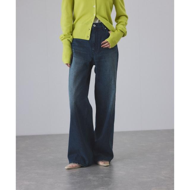 アダムエロペ（ADAM ET ROPE’）/【サステナブル】デニム＆カツラギセミフレアパンツ