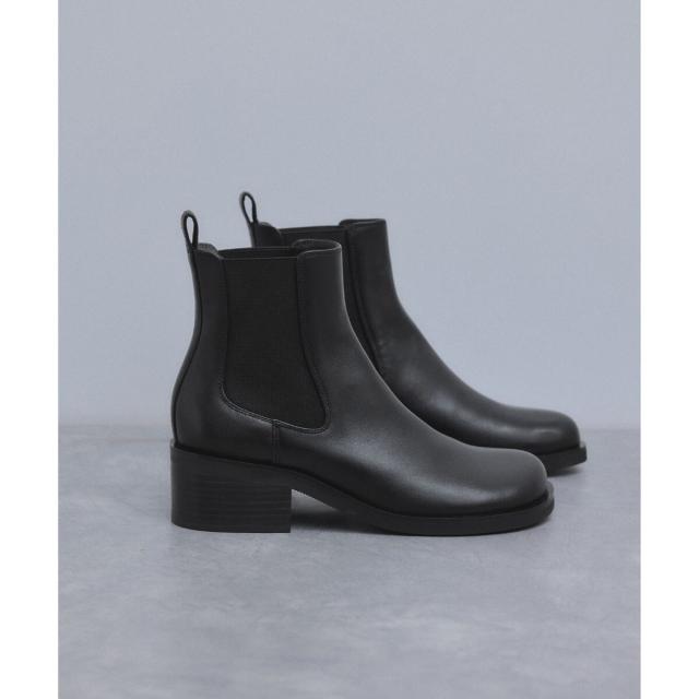 アダムエロペ（ADAM ET ROPE’）/レザーサイドゴアショートブーツ