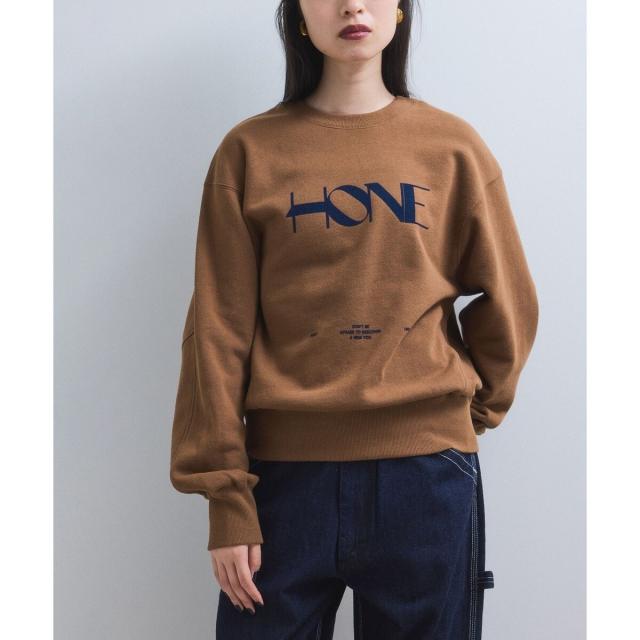 アダムエロペ（ADAM ET ROPE’）/【WEB限定】フロッキーロゴスウェット