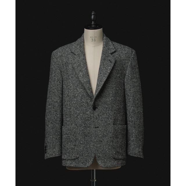 アダムエロペ（ADAM ET ROPE’）/ヘリンボンツイード ジャケット / セットアップ対応