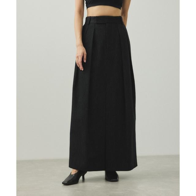 アダムエロペ（ADAM ET ROPE’）/【EMOELLE】ウールコットン2タックスカート