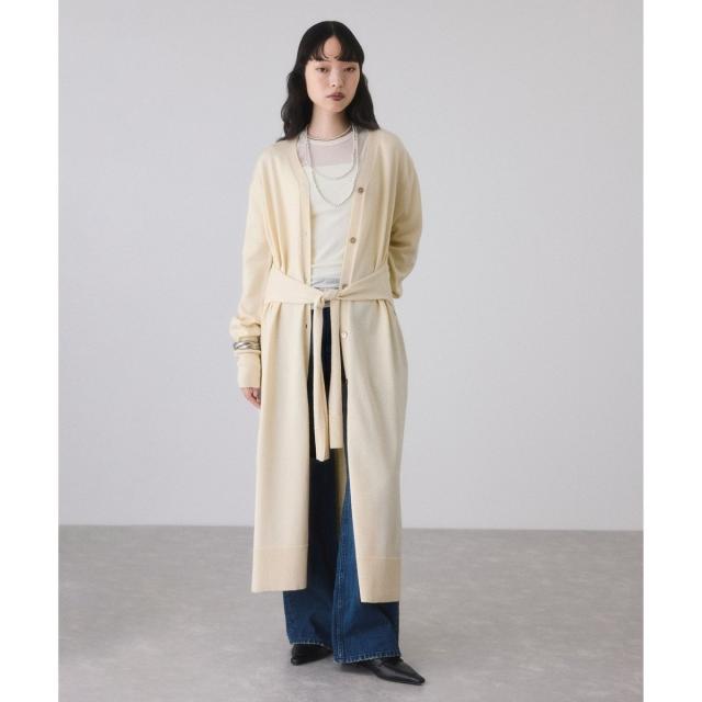 アダムエロペ（ADAM ET ROPE’）/【サステナブル】ウエストノットニットワンピース