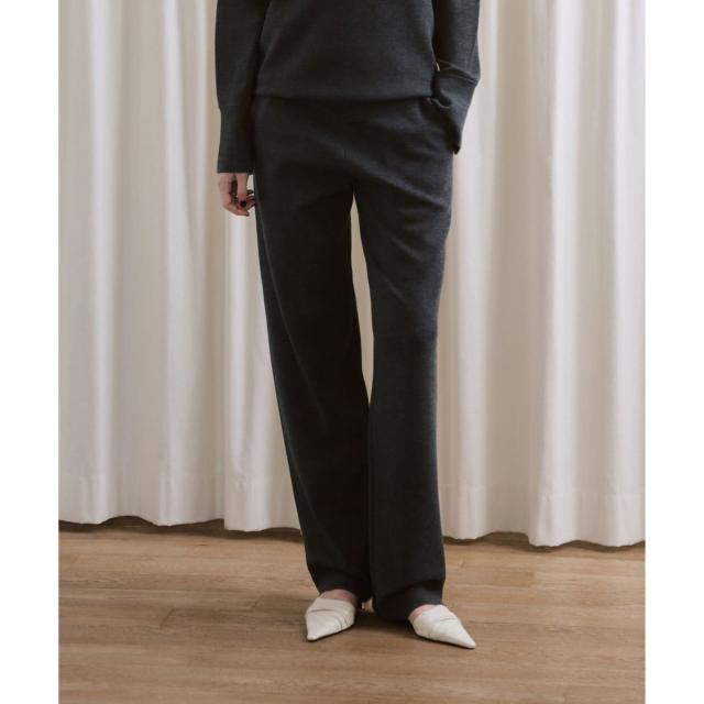 アダムエロペ（ADAM ET ROPE’）/【EMOELLE】ウールニットパンツ