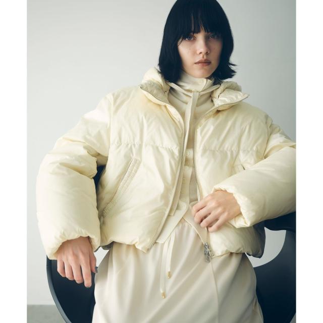 アダムエロペ（ADAM ET ROPE’）/【サステナブル】2WAYフーディショートダウン/撥水