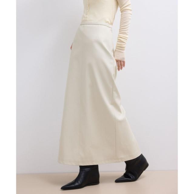 アダムエロペ（ADAM ET ROPE’）/【WEB限定】シンセティックレザータイトスカート