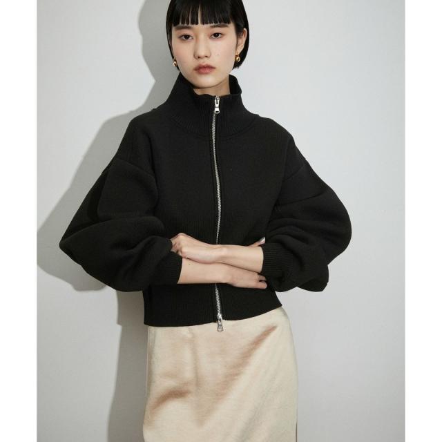 アダムエロペ（ADAM ET ROPE’）/【WEB限定】ショートジャカードドライバーズニット