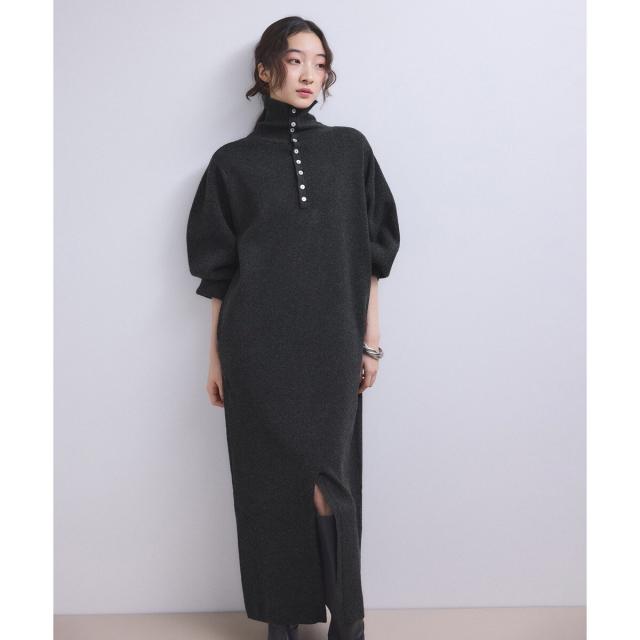 アダムエロペ（ADAM ET ROPE’）/【WEB限定】2WAYニットポロワンピース