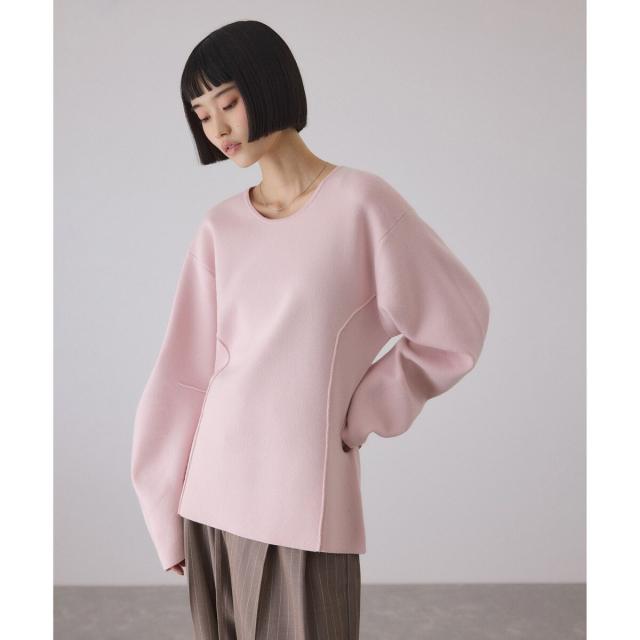 アダムエロペ（ADAM ET ROPE’）/スムースニットフォルムトップス