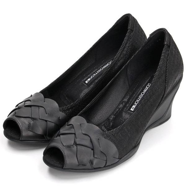 コンポジション9（composition9）/ブレイドモチーフオープントゥパンプス