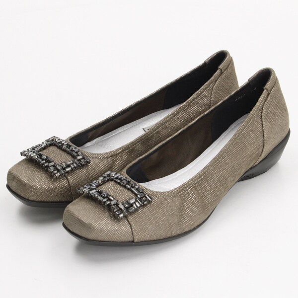 コンポジション9（composition9）/ビジューモチーフスタイリッシュコンフォートパンプス