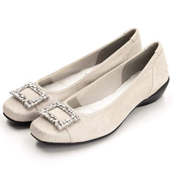 コンポジション9（composition9）/ビジューモチーフスタイリッシュコンフォートパンプス