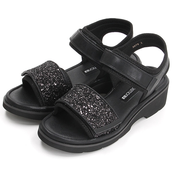 コンポジション9（composition9）/グリッターストラップコンフォートサンダル