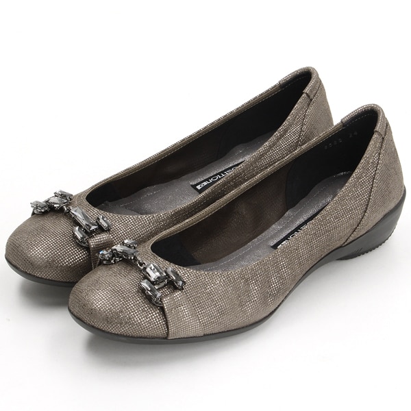 コンポジション9（composition9）/リボンモチーフスタイリッシュコンフォートフラットシューズ?