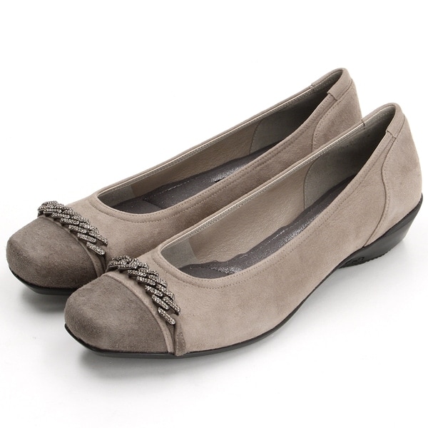 コンポジション9（composition9）/リボンモチーフスタイリッシュコンフォートフラットシューズ?