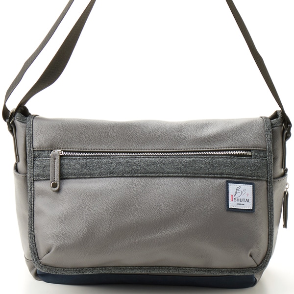 ビーシーイシュタル（B．C．+ISHUTAL）/トリプルマテリアル A4対応 キャリーバー付き かぶせショルダーバッグ 13L