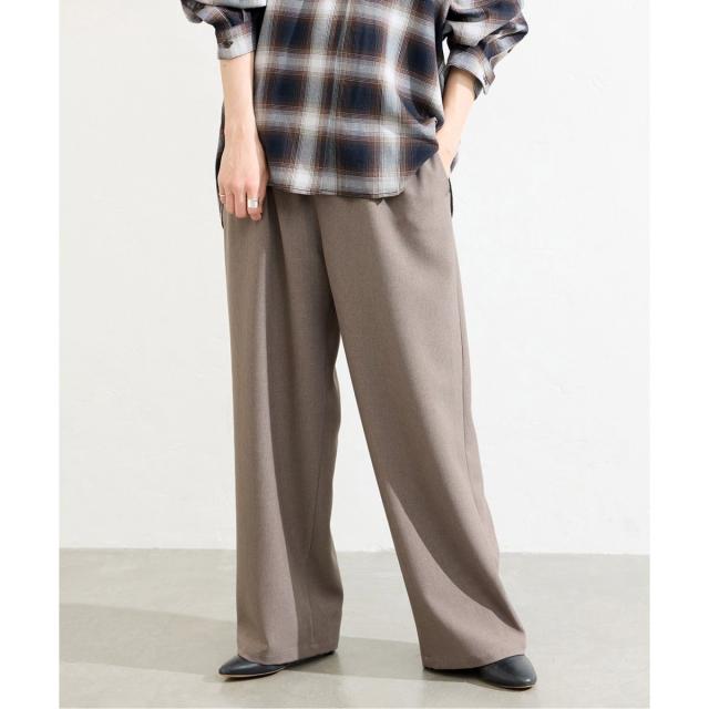 ジャーナルスタンダード（JOURNAL STANDARD）/《追加5》ウールライクストレッチワイドパンツ