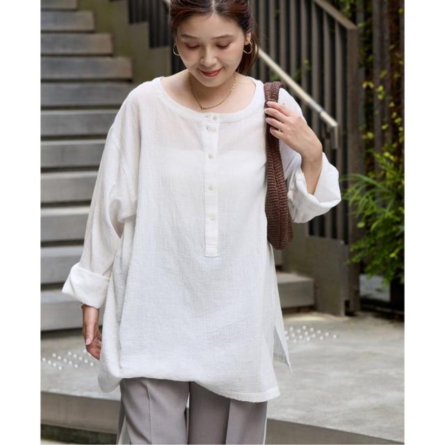 ジャーナルスタンダード（JOURNAL STANDARD）/ソフトガーゼ2WAYビッグプルオーバー