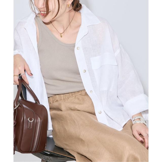ジャーナルスタンダード（JOURNAL STANDARD）/リネンレギュラーロールアップシャツ