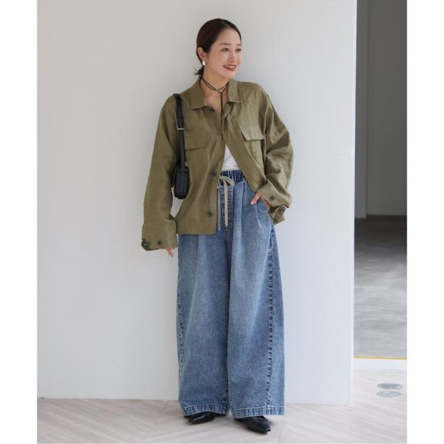 ジャーナルスタンダード（JOURNAL STANDARD）/《追加3》リネンミリタリージャケット