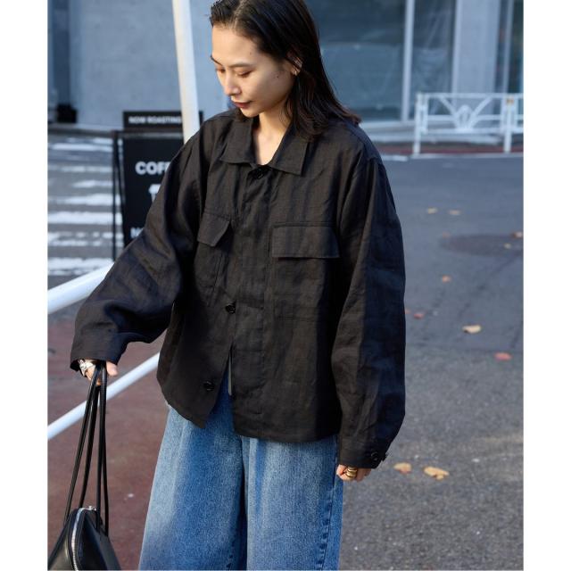 ジャーナルスタンダード（JOURNAL STANDARD）/《追加3》リネンミリタリージャケット