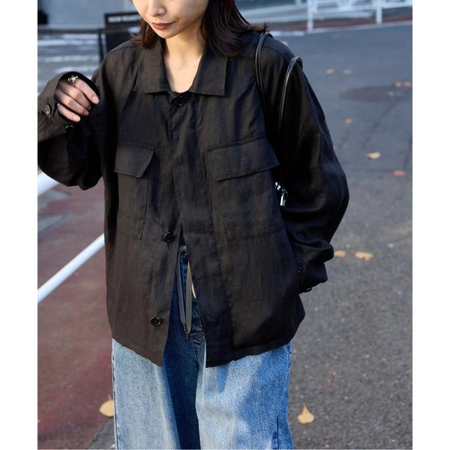 ジャーナルスタンダード（JOURNAL STANDARD）/《追加3》リネンミリタリージャケット