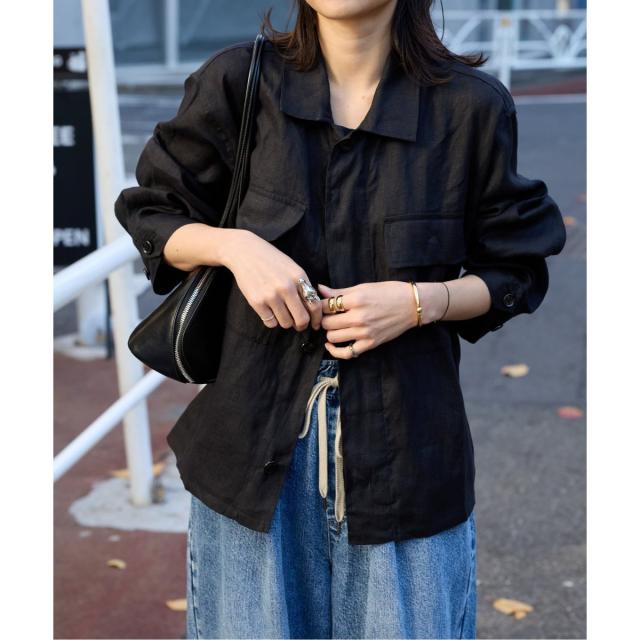 ジャーナルスタンダード（JOURNAL STANDARD）/《追加3》リネンミリタリージャケット