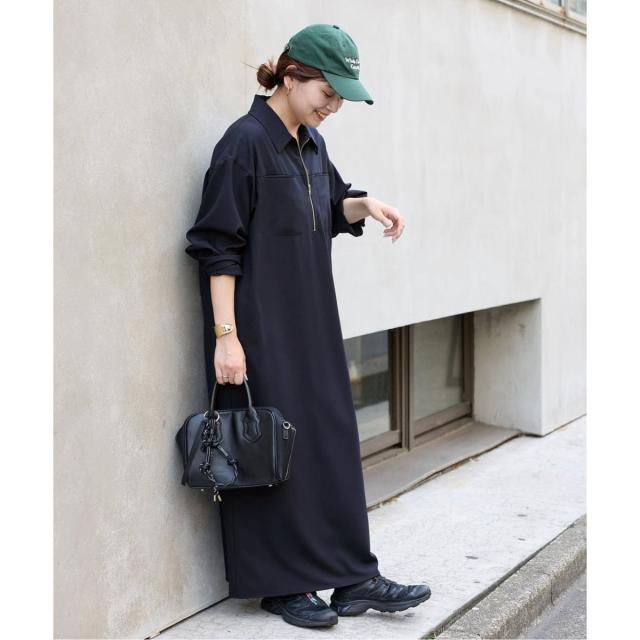 ジャーナルスタンダード（JOURNAL STANDARD）/ウーリッシュツイルハーフジップワンピース