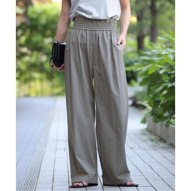 ジャーナルスタンダード（JOURNAL STANDARD）/《追加5》【撥水/接触冷感/洗える/UVカット】リネンナイロンストレッチワイドパンツ