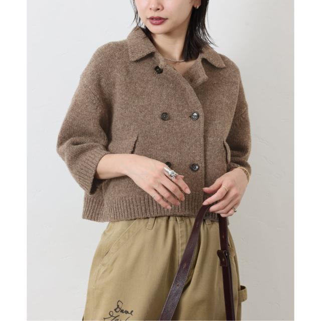 ジャーナルスタンダード（JOURNAL STANDARD）/LANAMORETTA CROP ニットジャケット