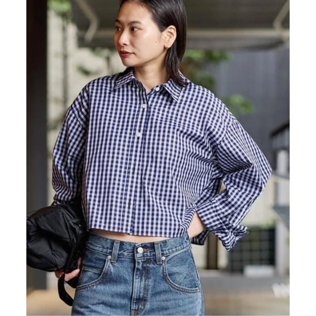 ジャーナルスタンダード（JOURNAL STANDARD）/コンパクトコットン クロップドシャツ