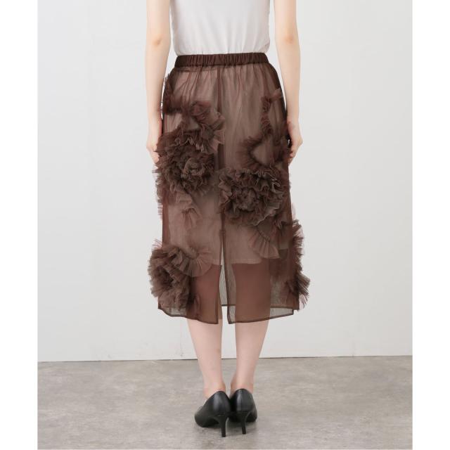 ジャーナルスタンダード（JOURNAL STANDARD）/【VIVIANO / ヴィヴィアーノ】 Flower Tulle Skirt ジャーナルスタンダード（JOURNAL STANDARD）/【VIVIANO / ヴィヴィ