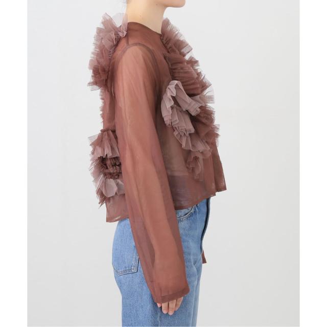 ジャーナルスタンダード（JOURNAL STANDARD）/【VIVIANO / ヴィヴィアーノ】Flower Tulle Cardigan ジャーナルスタンダード（JOURNAL STANDARD）/【VIVIANO / ヴィヴィ