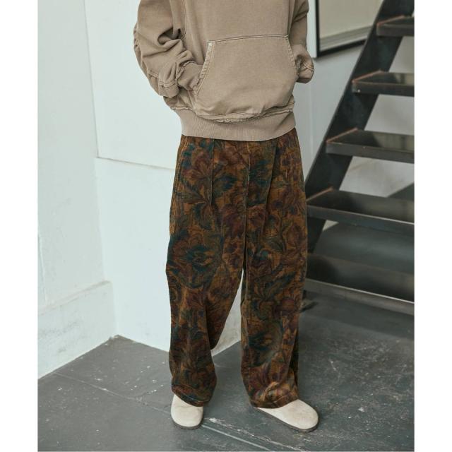 ジャーナルスタンダード（JOURNAL STANDARD）/コーデュロイプリント オーバー パンツ