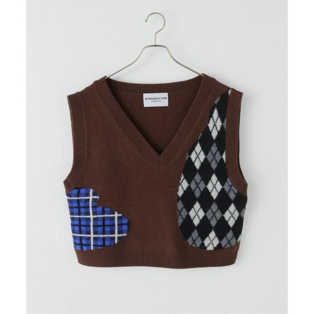 ジャーナルスタンダード（JOURNAL STANDARD）/別注【NOMARHYTHM TEXTILE】Argyle KNIT VVT