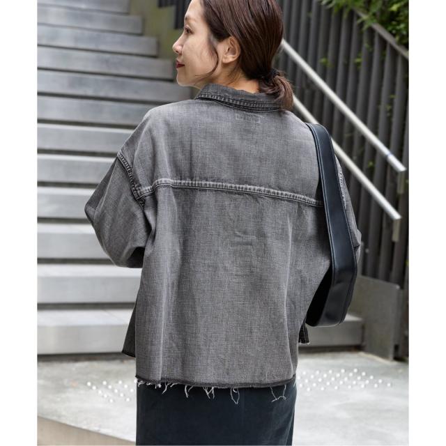 ジャーナルスタンダード（JOURNAL STANDARD）/《追加4》ライトオンスデニムクロップドシャツ