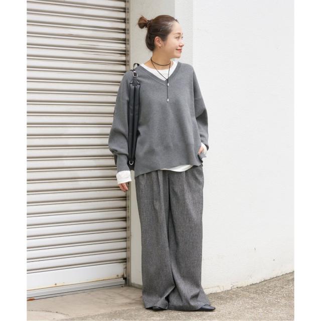 ジャーナルスタンダード（JOURNAL STANDARD）/《WEB限定追加3》ウォッシャブルTEXBRID Vプルオーバー