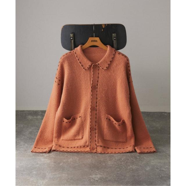 ジャーナルスタンダード（JOURNAL STANDARD）/ハンド ステッチ ブラッシュド カーディガン