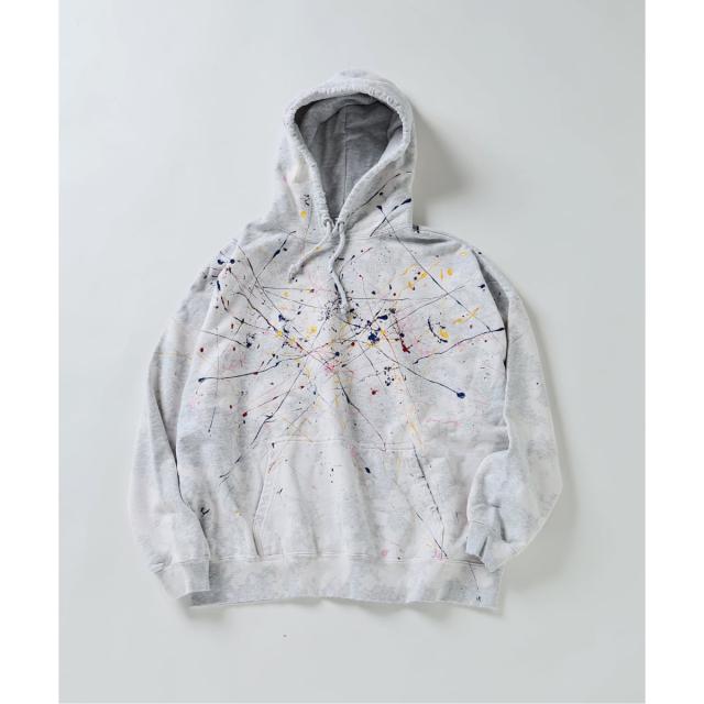 ジャーナルスタンダード（JOURNAL STANDARD）/《予約》ドロッピング ペイント プルオーバー パーカー