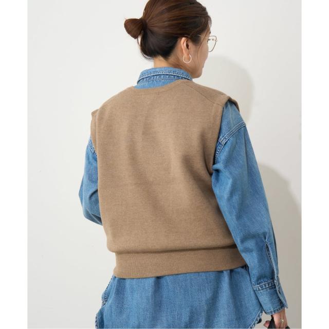 ジャーナルスタンダード（JOURNAL STANDARD）/《予約》ダブルニット ベスト