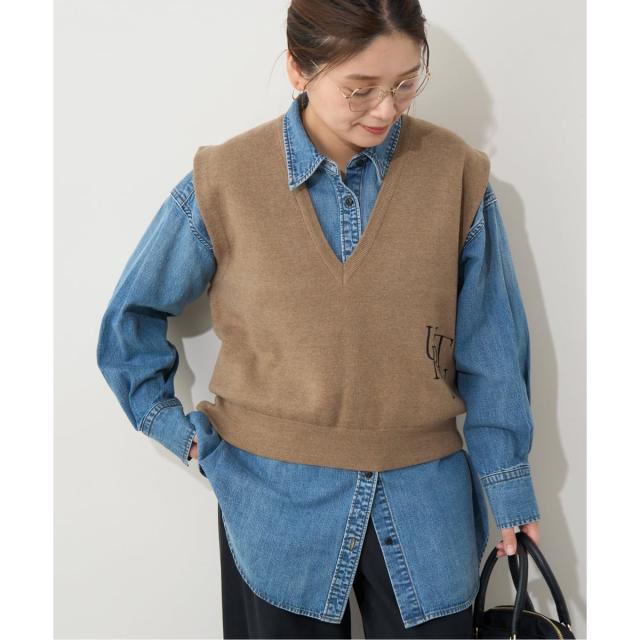 ジャーナルスタンダード（JOURNAL STANDARD）/《予約》ダブルニット ベスト