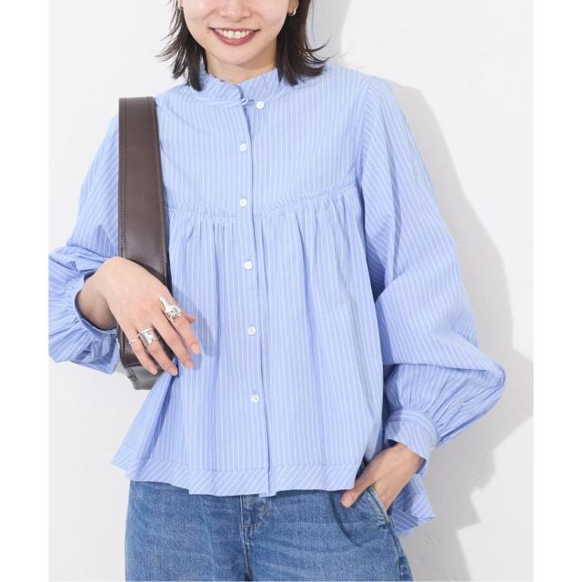 ジャーナルスタンダード（JOURNAL STANDARD）/《予約》コードストライプ Aライン ブラウス